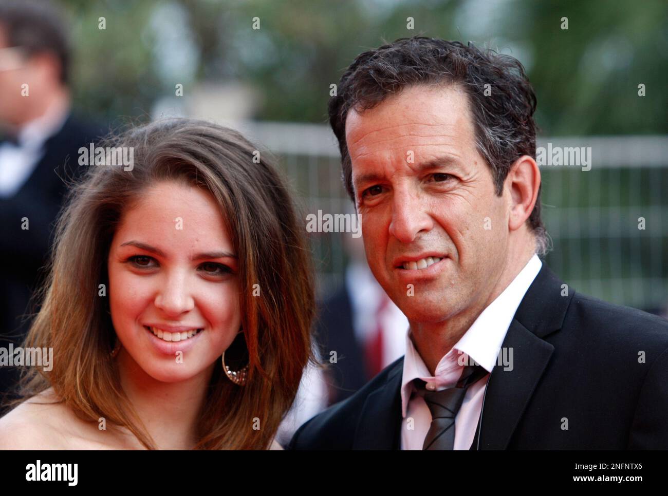 American fashion designer Kenneth Cole, right, and his daughter Emily ...