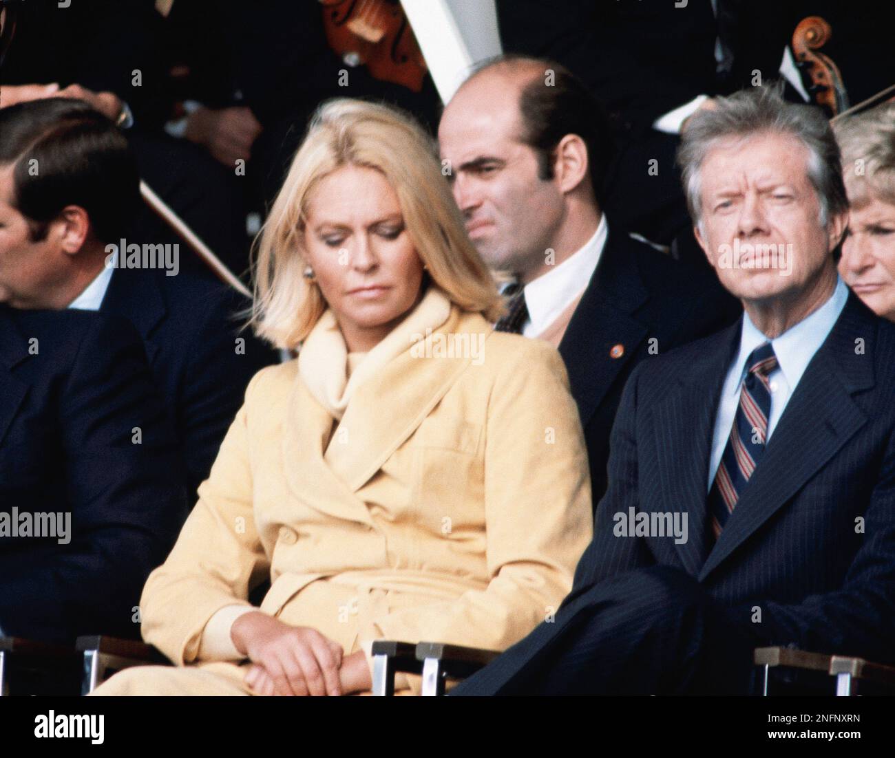 Joan Kennedy, left , and U.S. President Jimmy Carter, attend the ...
