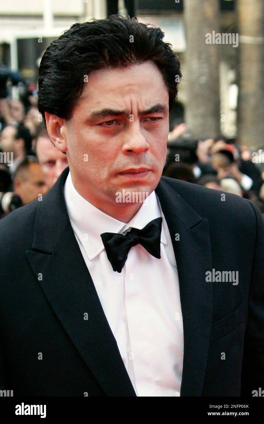 Puerto Rican actor Benicio del Toro arrives for the premiere of the ...