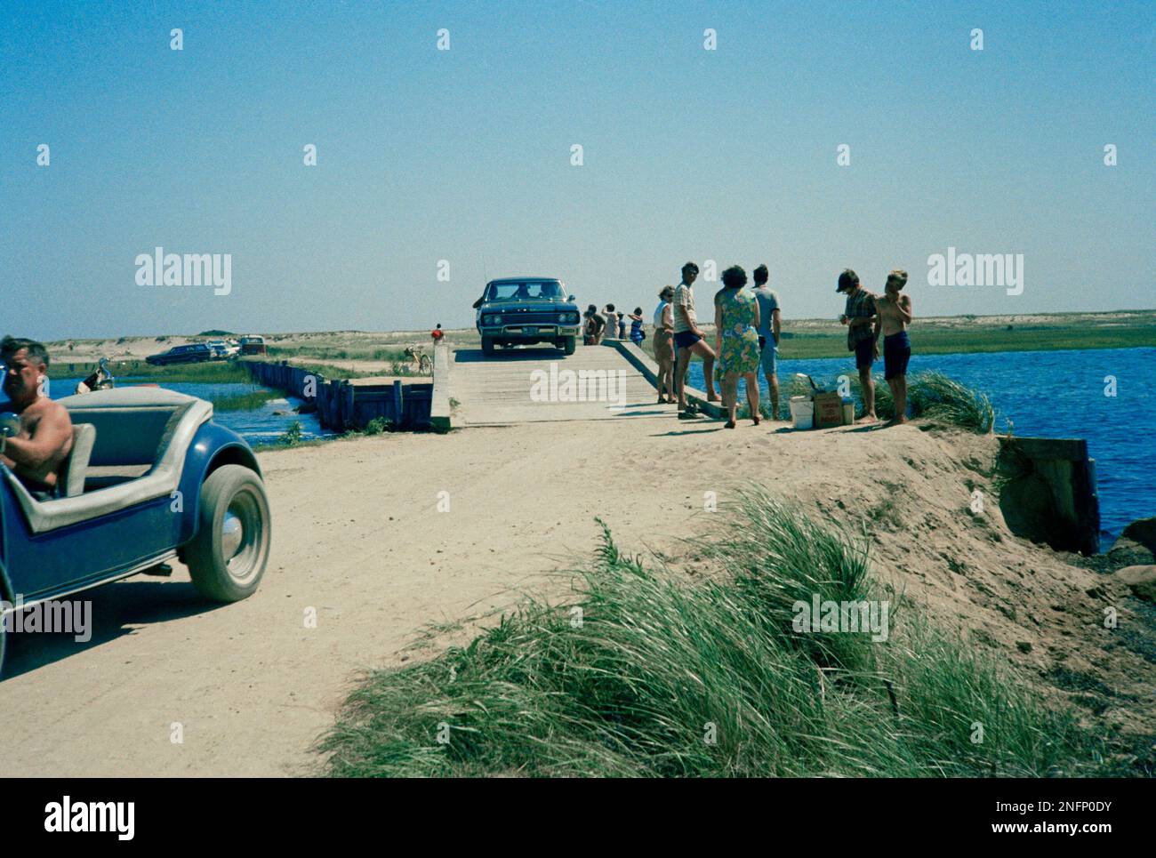 General view of bridge on Chappaquiddick Island in Aug. 25, 1969, where ...