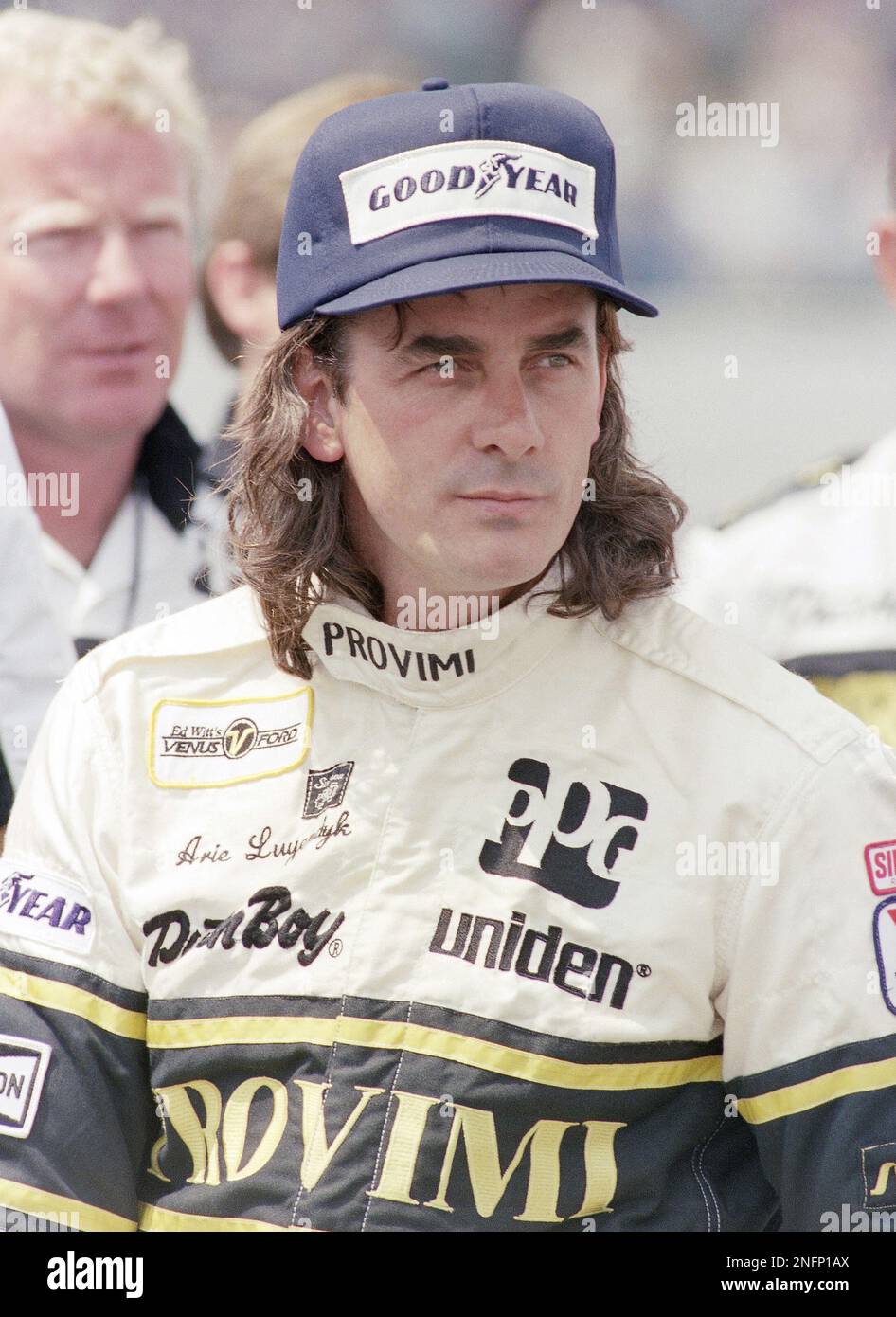 Professional Race car driver Arie Luyendyk, shown in 1989. (AP Photo ...