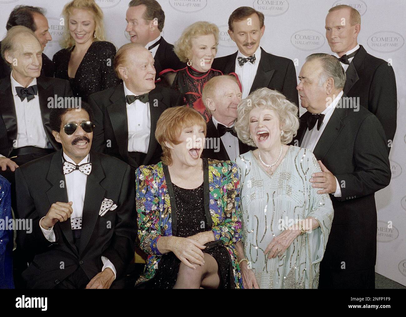 Jonathan Winters' , right, middle row, droll humor draws guffaws from ...