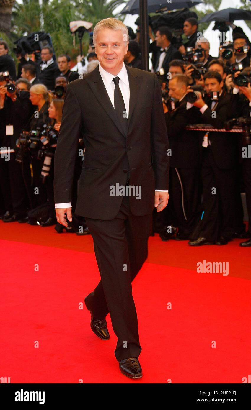 American actor Tim Robbins at the premiere for the film "Changeling ...