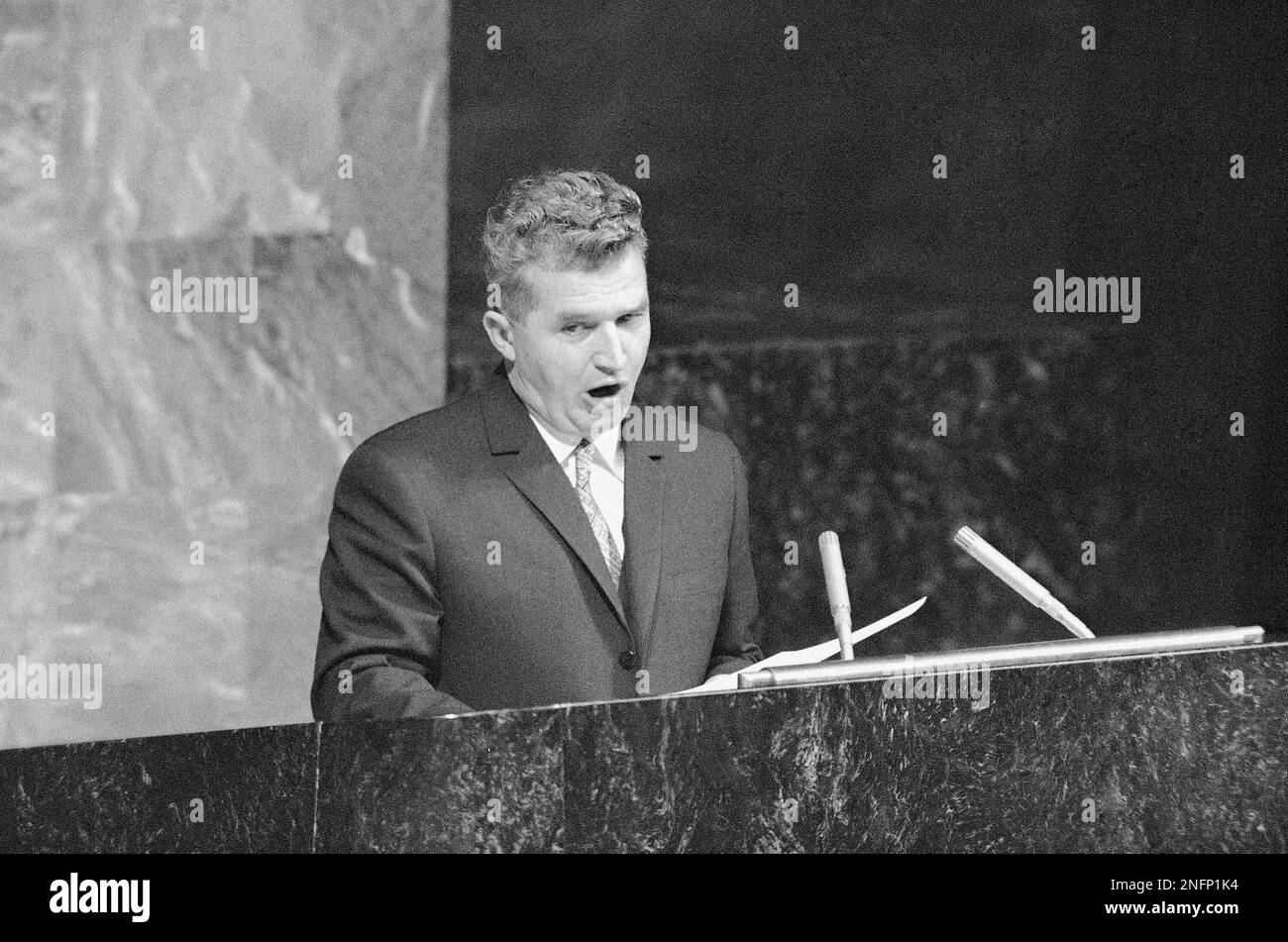 Romanian President Nicolae Ceausescu calls for the transformation of ...