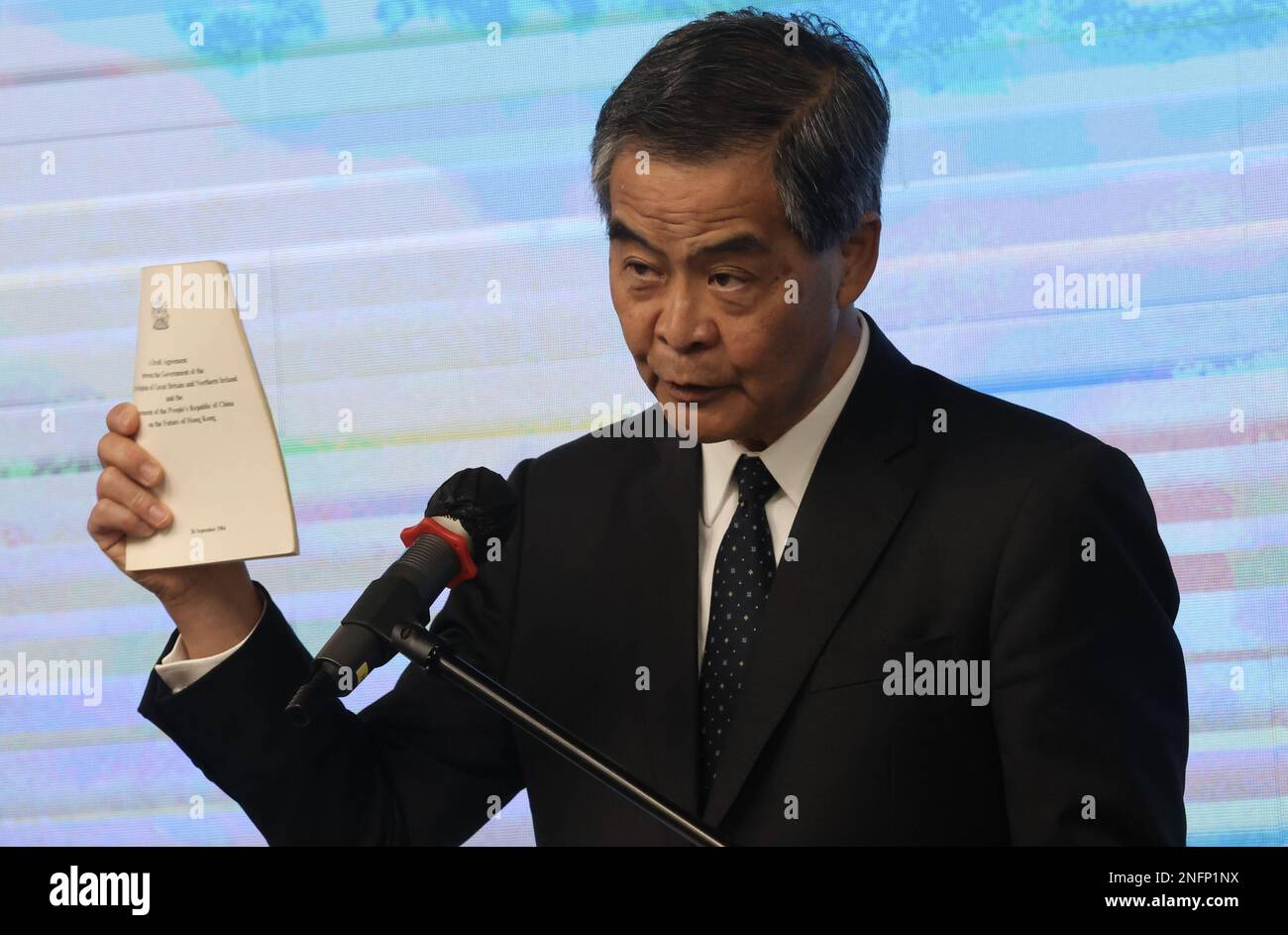 Seminar on Hong Kong Legislative Council Then and Now with former Chief Executive Leung Chung ...