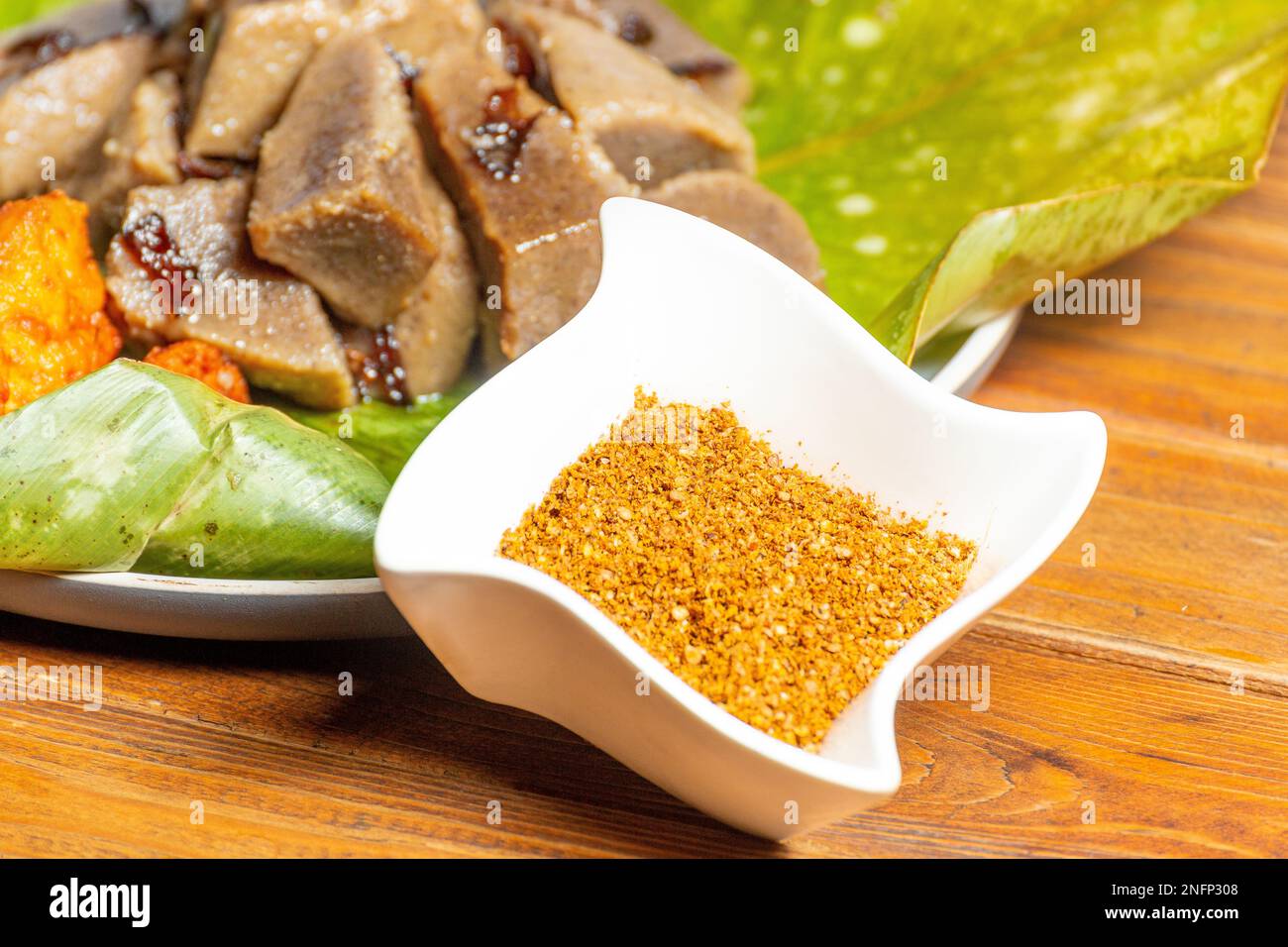 rice. fruits, meat Stock Photo - Alamy