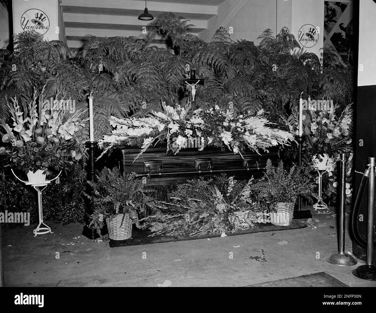 Babe Ruth Funeral Yankee Stadium