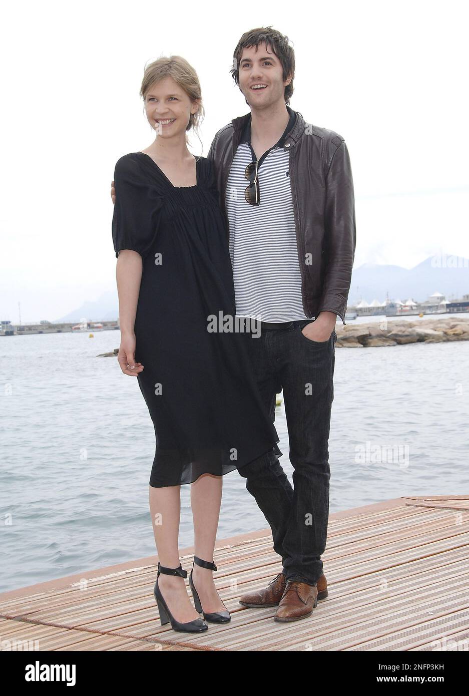 British actor Jim Sturgess, right, and French actress Clemence Poesy ...