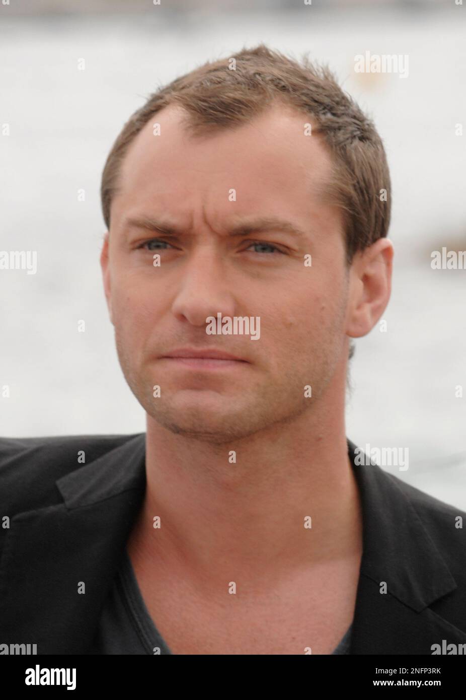 British actor Jude Law poses at "The Day After Peace" photo call during ...