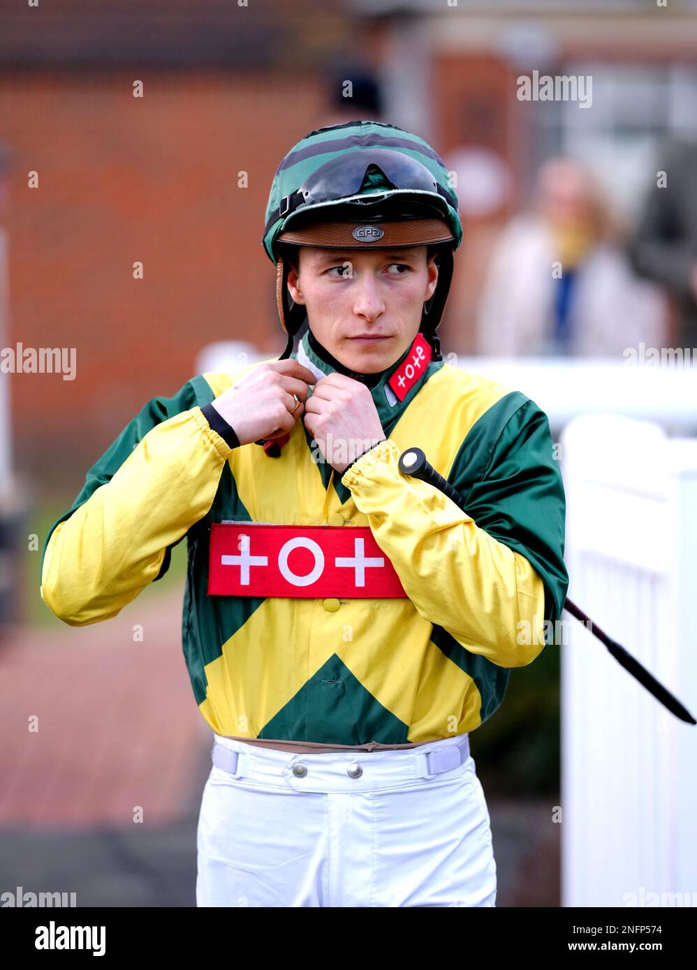 Jockey Jason Watson at Lingfield Park Racecourse, Surrey. Picture date ...