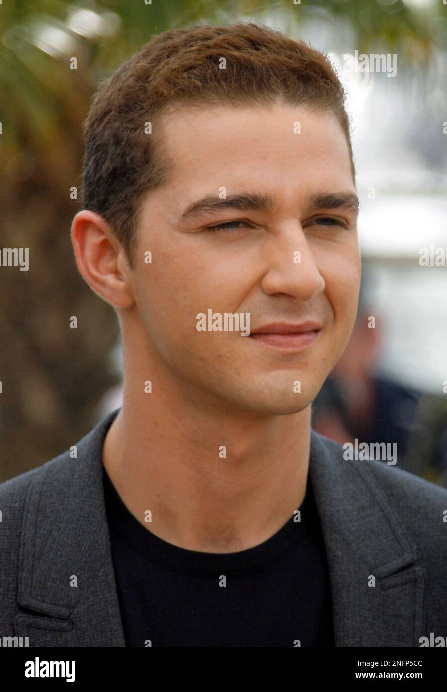 American actor Shia Labeouf poses at the photo call for the film ...