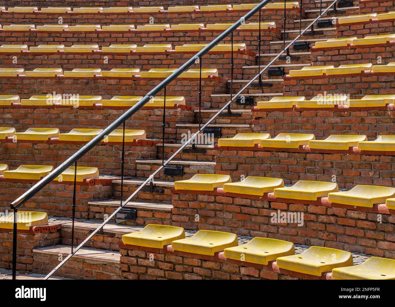 seats in entertainment amphitheatre Stock Photo - Alamy