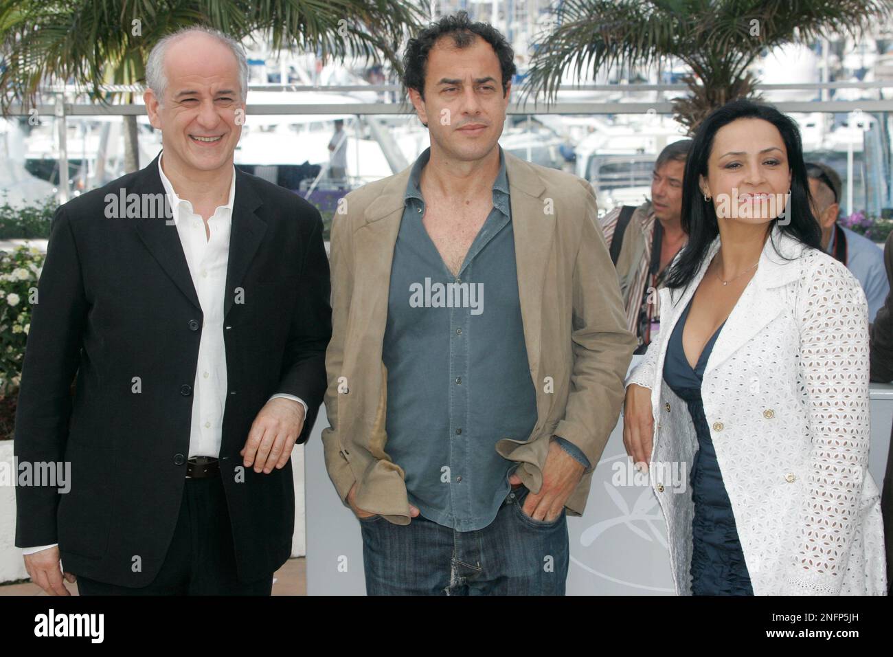 From left, Italian actor Toni Servillo, Italian director Matteo Garrone ...