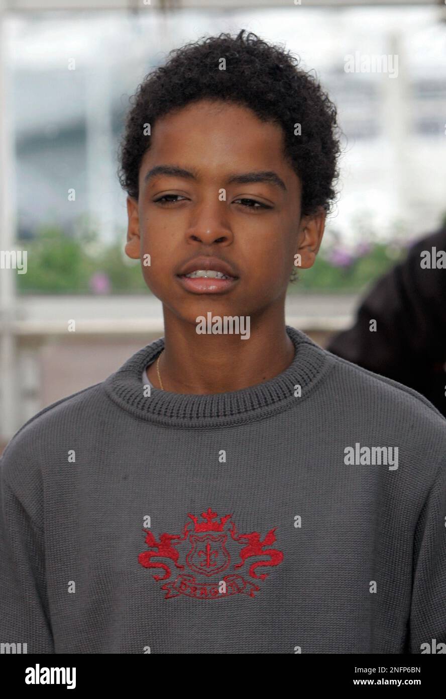 Brazilian actor Kaique De Jesus Santos poses for the photo call of ...