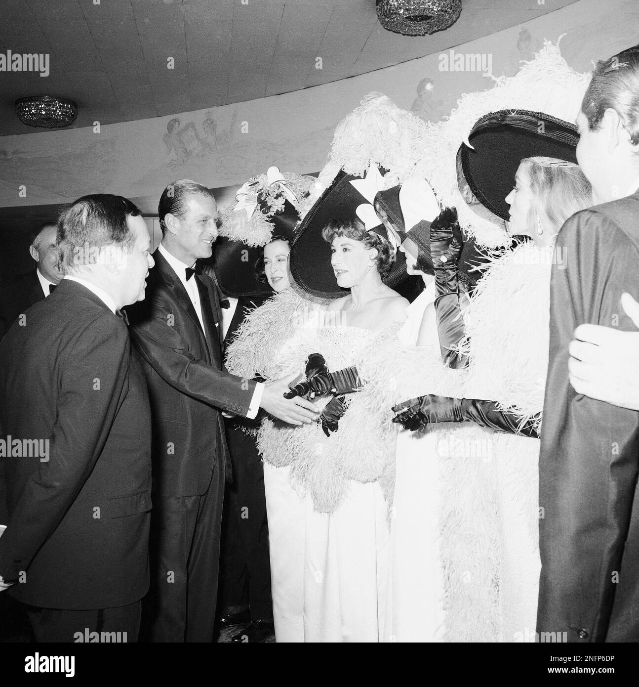 Prince Phillip of Great Britain is introduced by song writer Julie ...