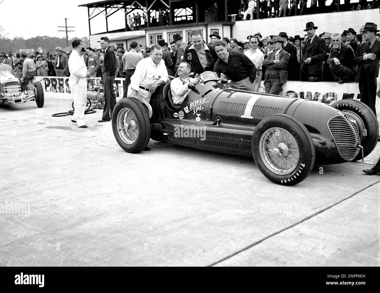 Wilbur Shaw of Indianapolis is shown May 18, 1940, seated in one of the ...