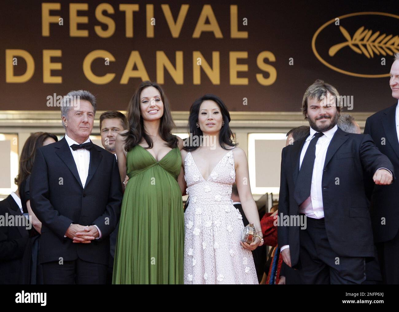 From left to right, Dustin Hoffman, Angelina Jolie, Lucy Liu and Jack ...
