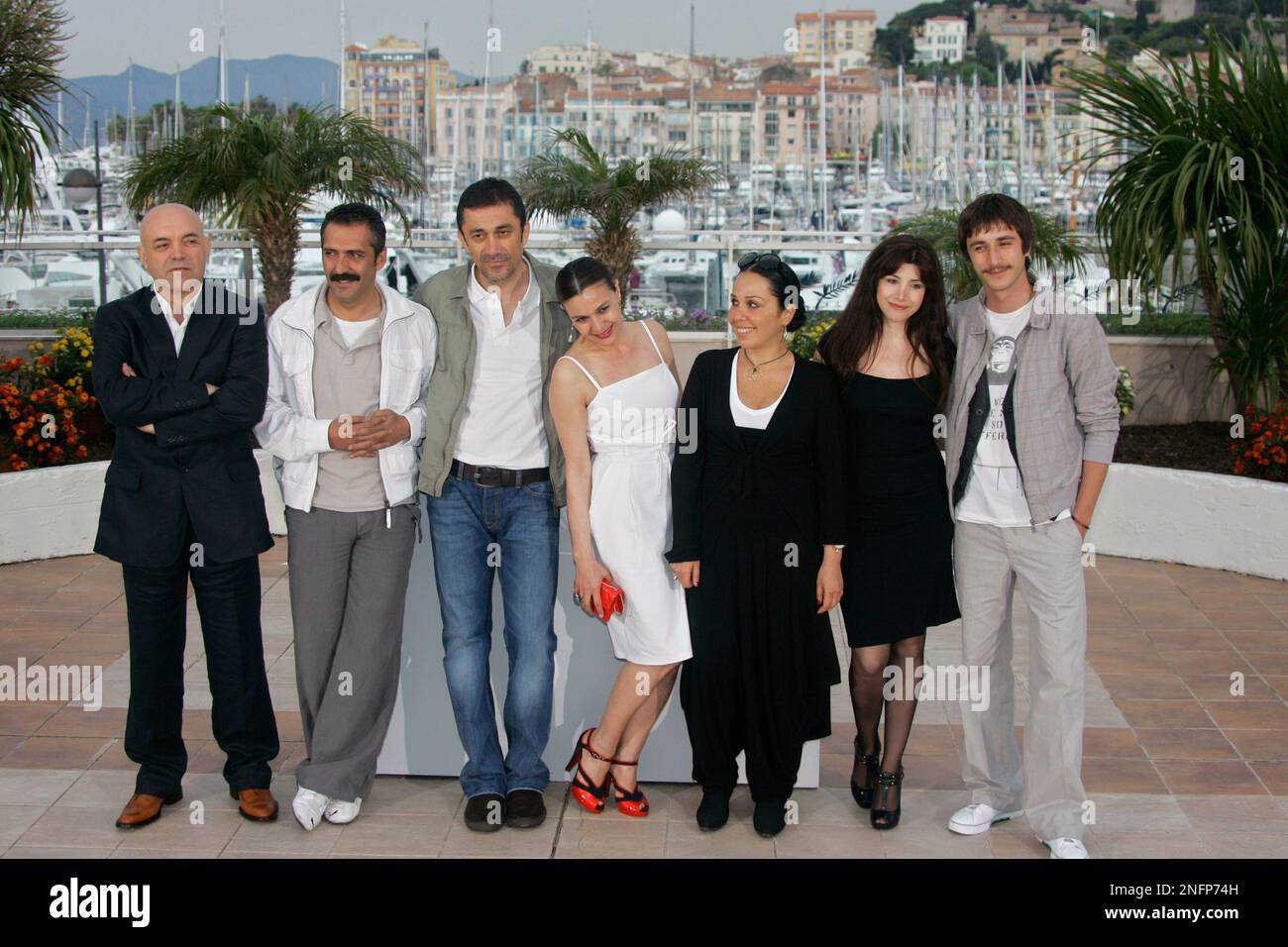 From left, Turkish actors Ercan Kesal, Yavuz Bingol, Turkish director ...