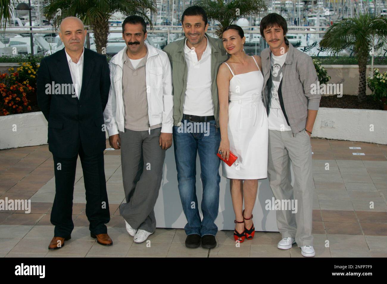 From left, Turkish actors Ercan Kesal, Yavuz Bingol, Turkish director ...