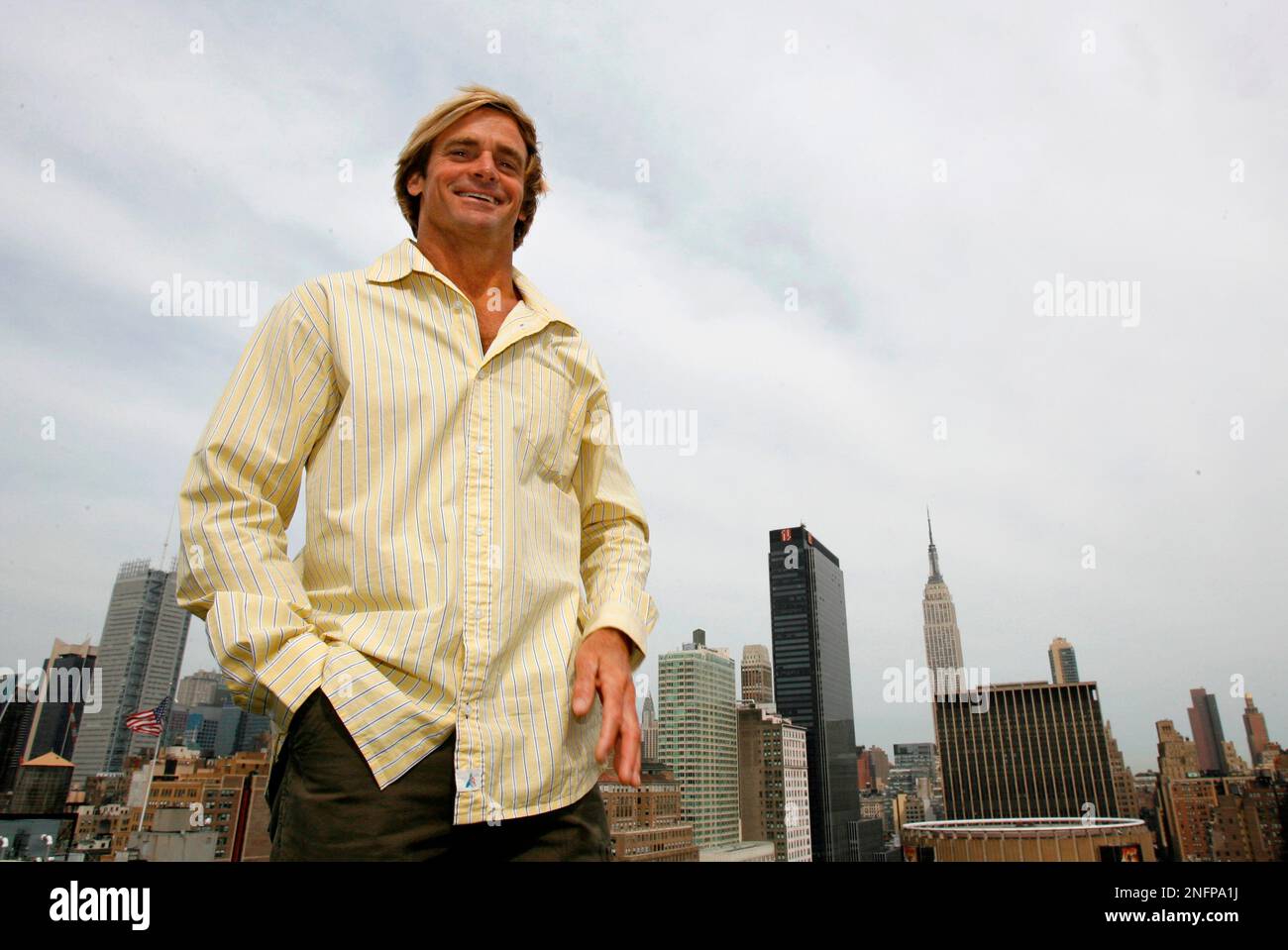 ** ADVANCE FOR WEEKEND EDITIONS, MAY 17-19 ** World famous surfer Laird ...