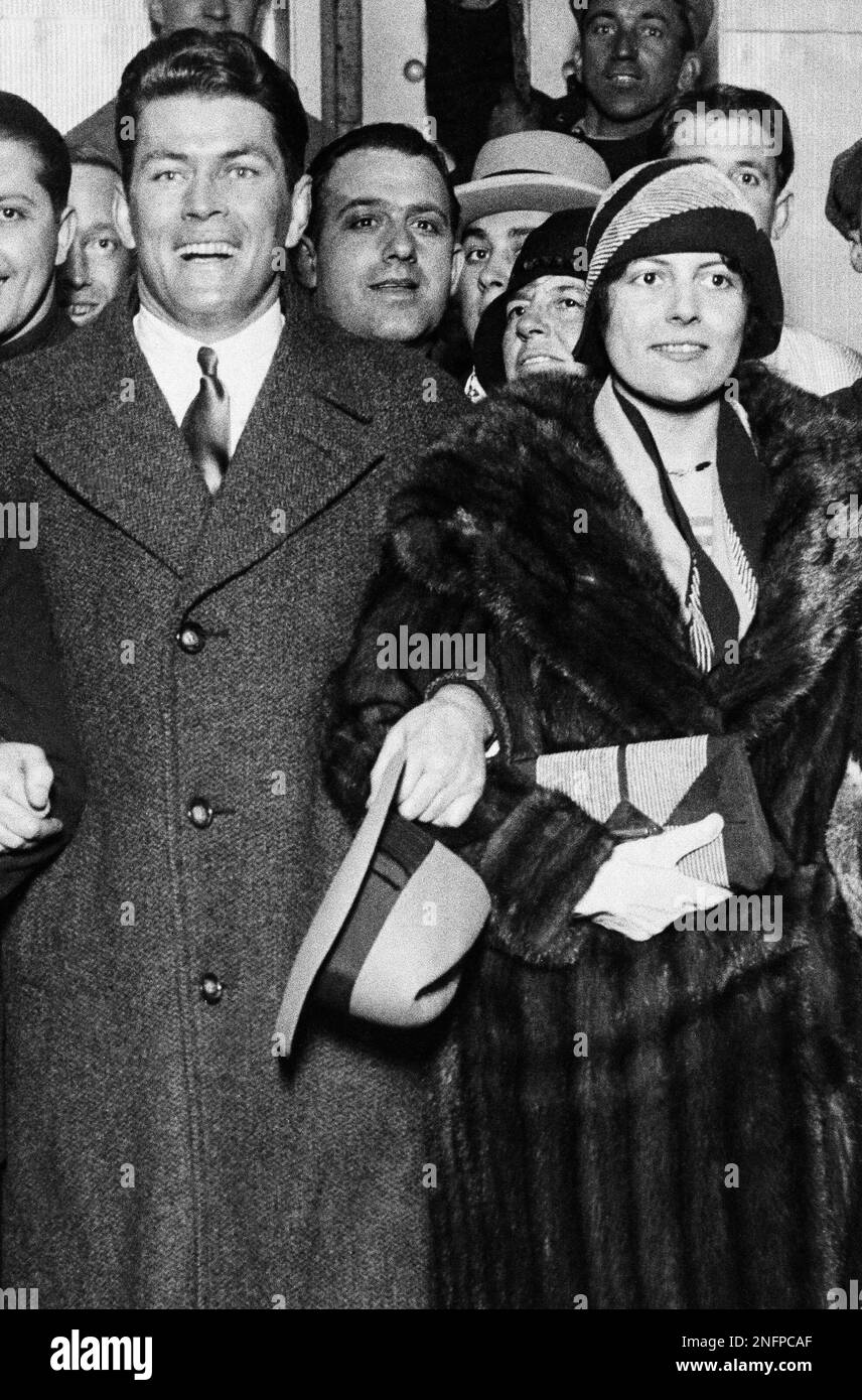 Gene Tunney, who retired as heavyweight boxing champion in 1928, has ...