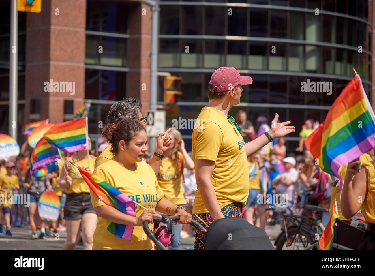 Toronto Ontario, Canada- June 26th, 2022: People waking in Toronto’s ...