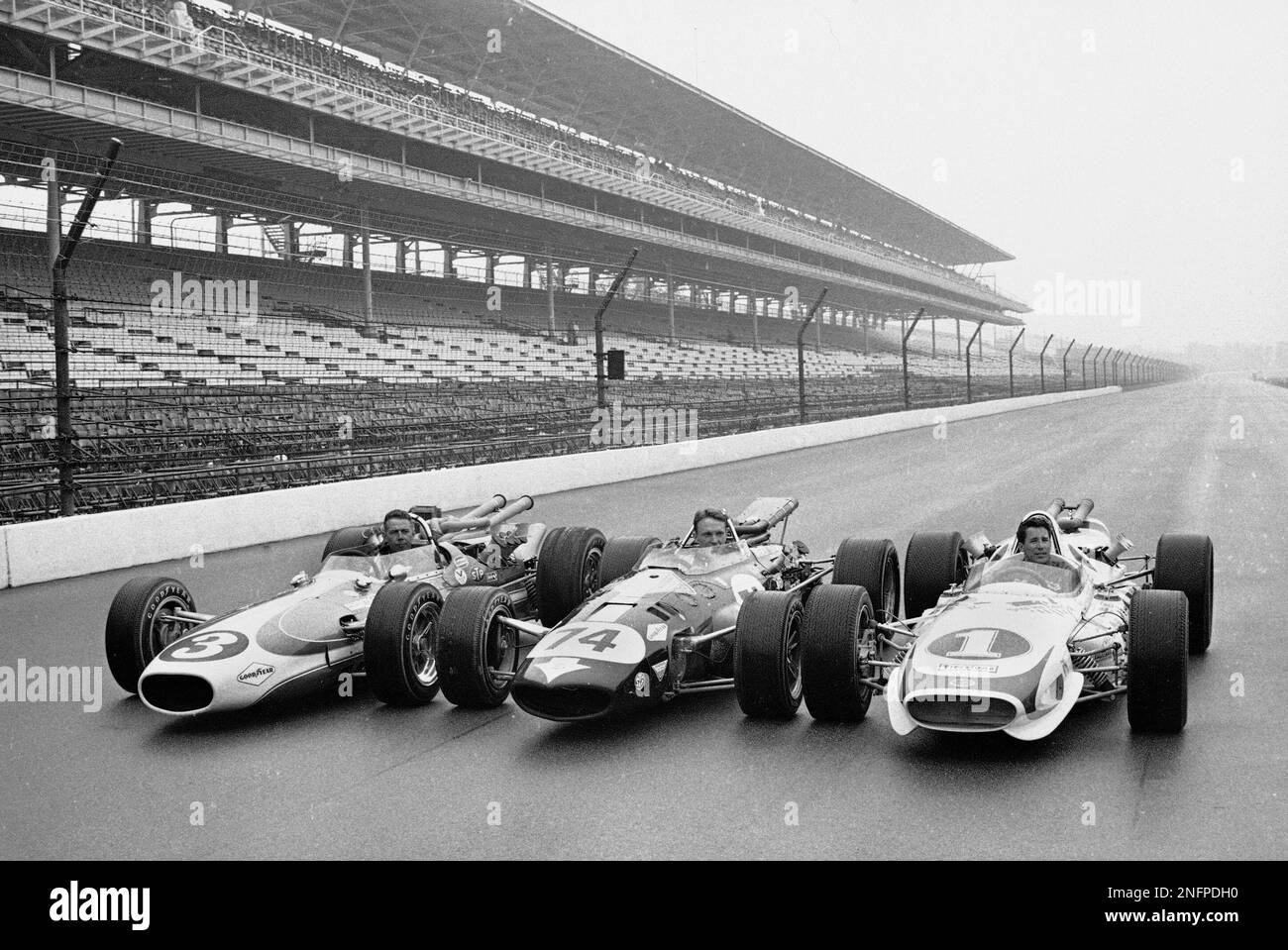 These cars and drivers, seen May 14, 1967, had the fastest speeds in ...