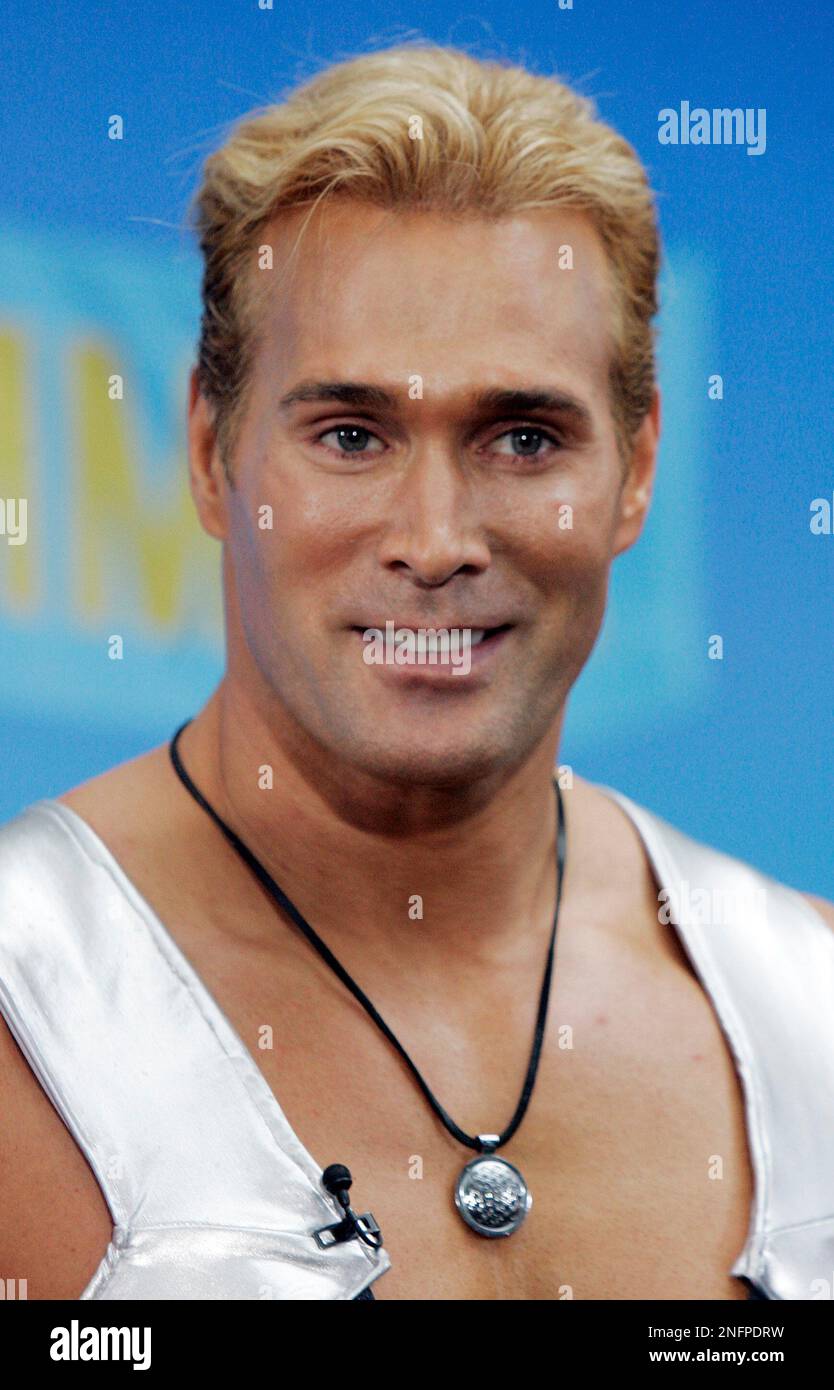 NBC television program "American Gladiator" cast member Mike "Titan" O ...