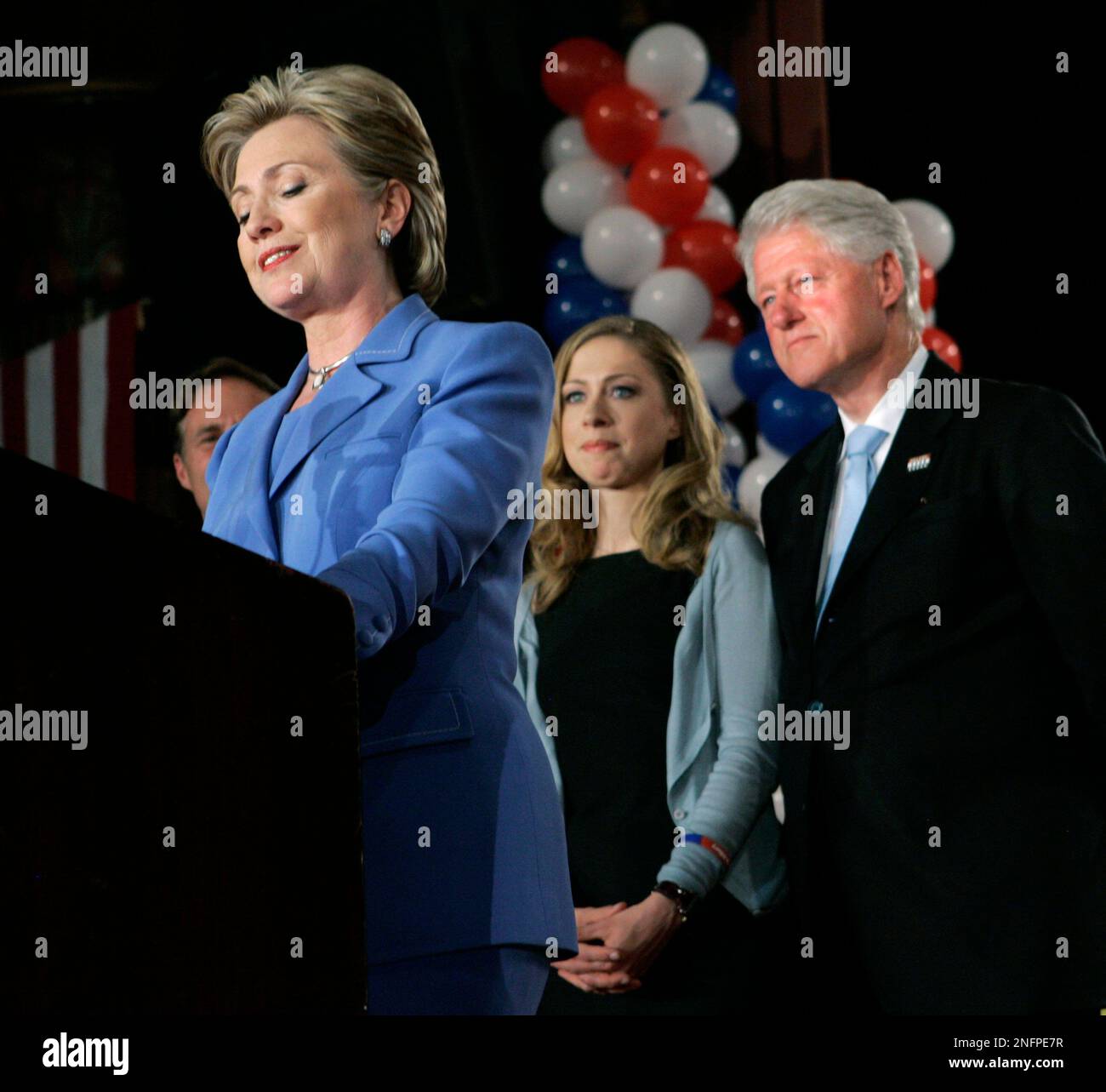 Democratic presidential hopeful Sen. Hillary Rodham Clinton, D-N.Y ...