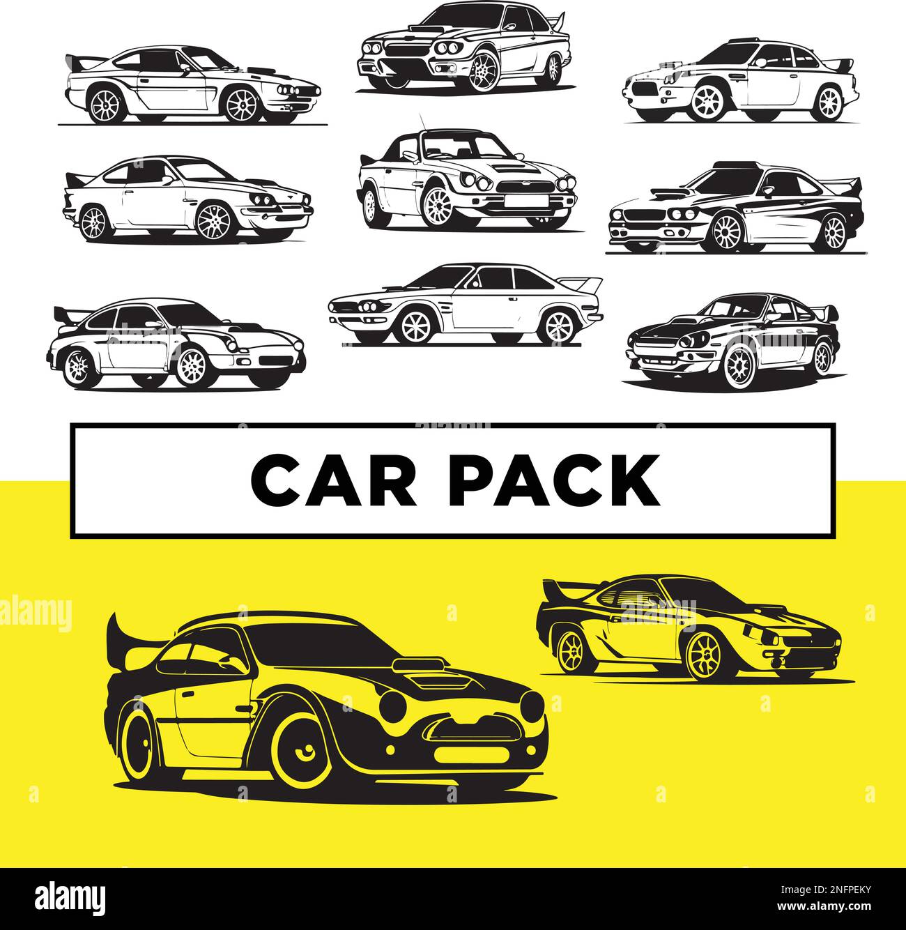 Retro 1990s car illustration icons Stock Vector Image & Art - Alamy