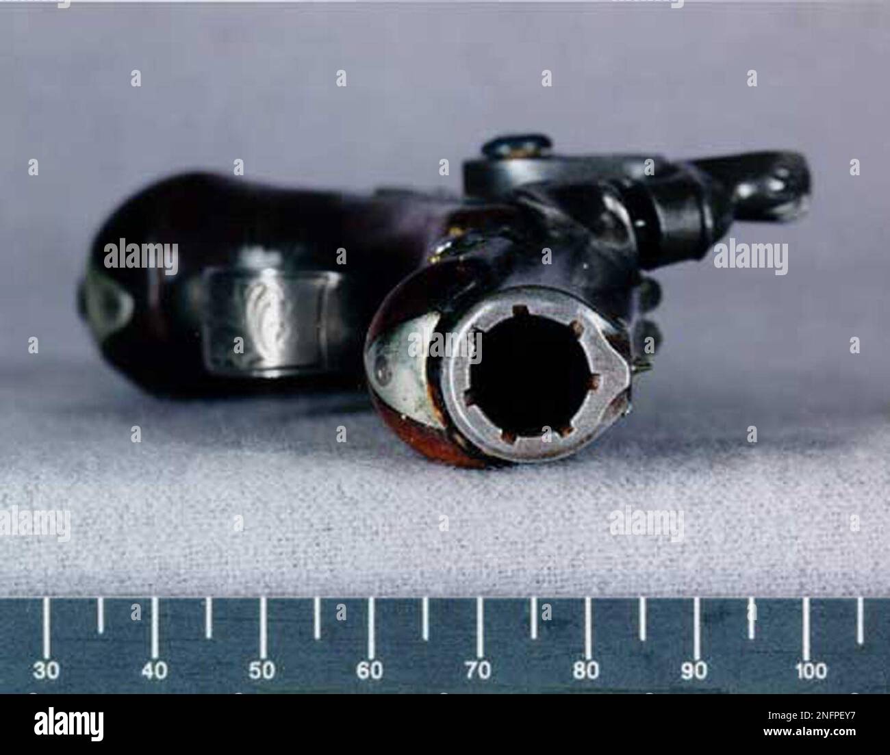 This is the Deringer pistol that was recovered from the state box at ...