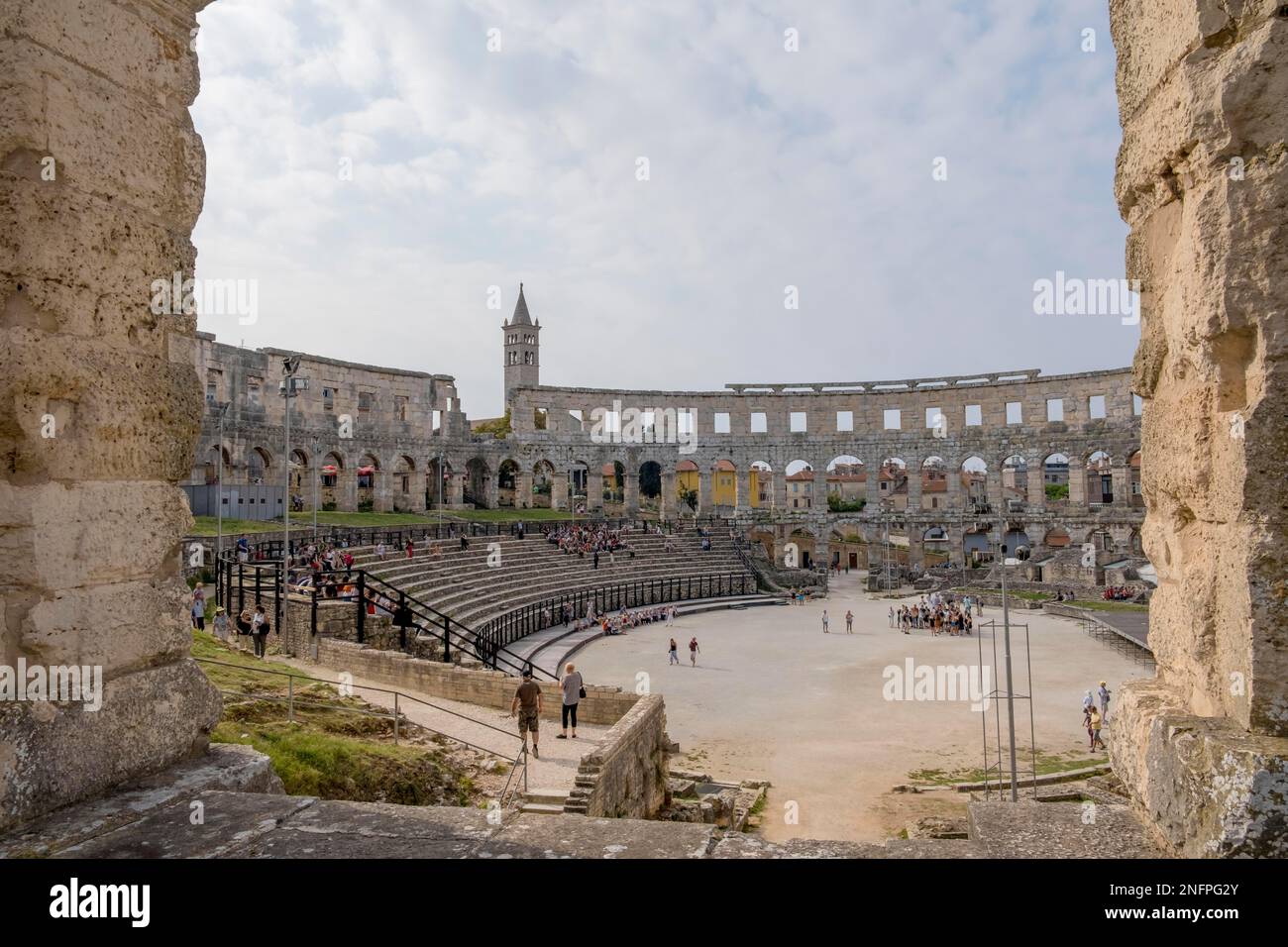 Roman Amphitheatre, Pula, Istria, Croatia Stock Photo - Alamy