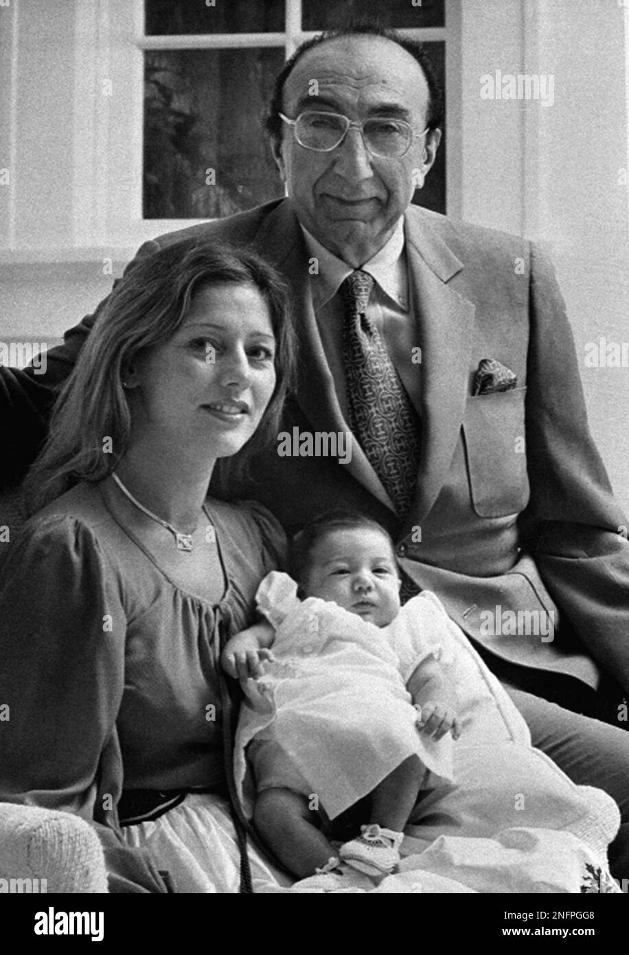 Dr. Michael DeBakey, 69, famed heart surgeon, poses with his wife ...