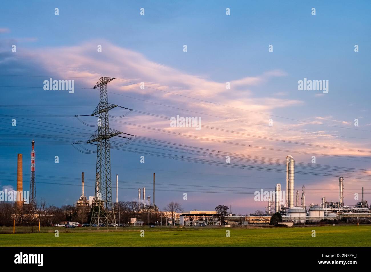 Lippendorf Chemical Park Leipzig Stock Photo - Alamy