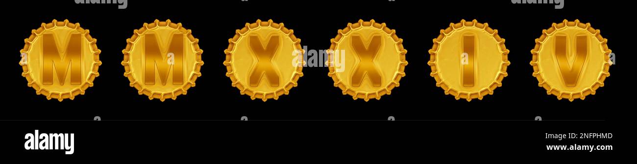 Roman numerals year hi-res stock photography and images - Alamy