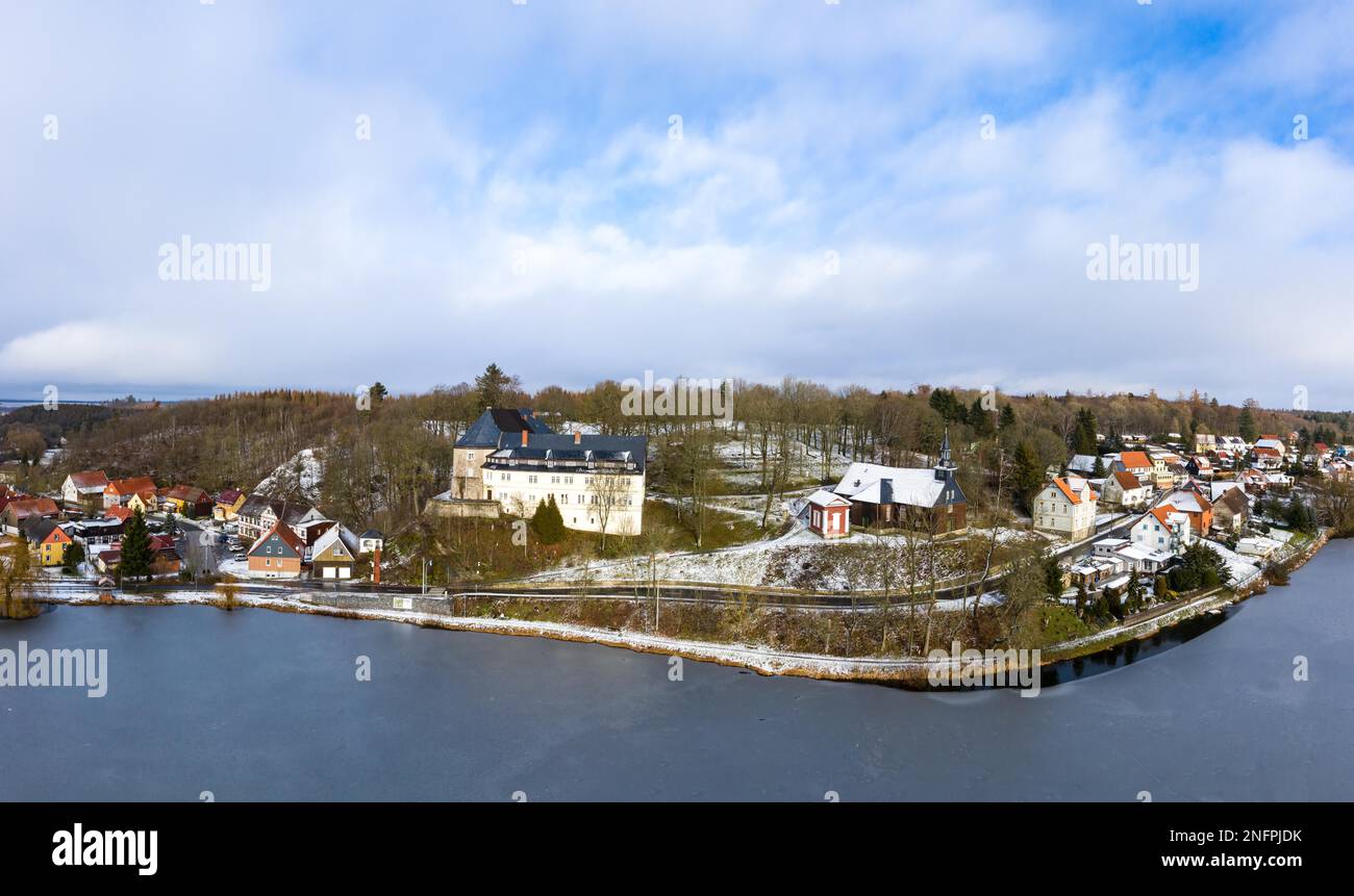 Aerial photos Stiege Harz Stock Photo - Alamy