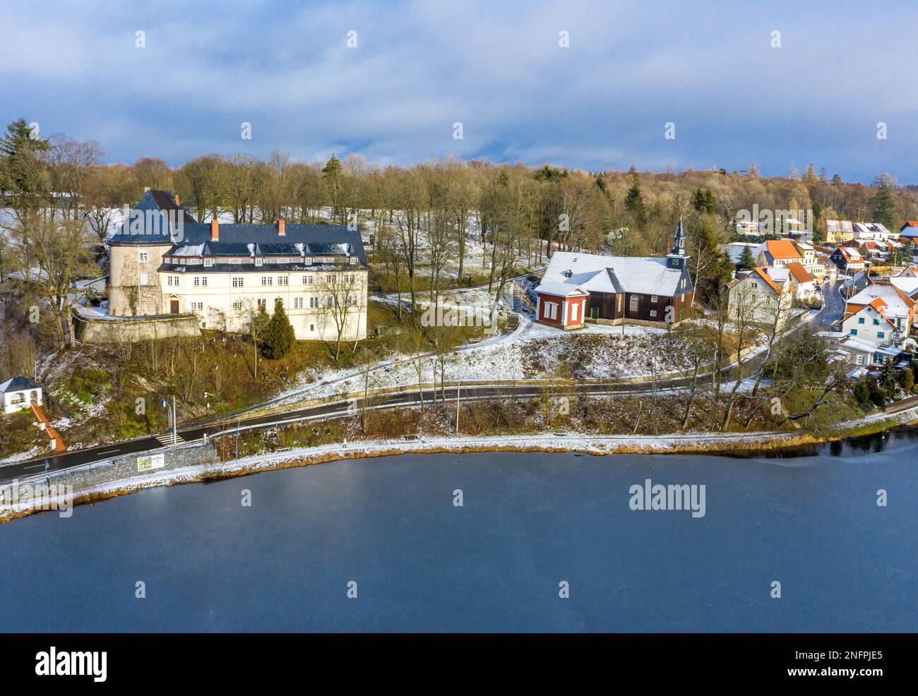 Stiege castle lake hi-res stock photography and images - Alamy