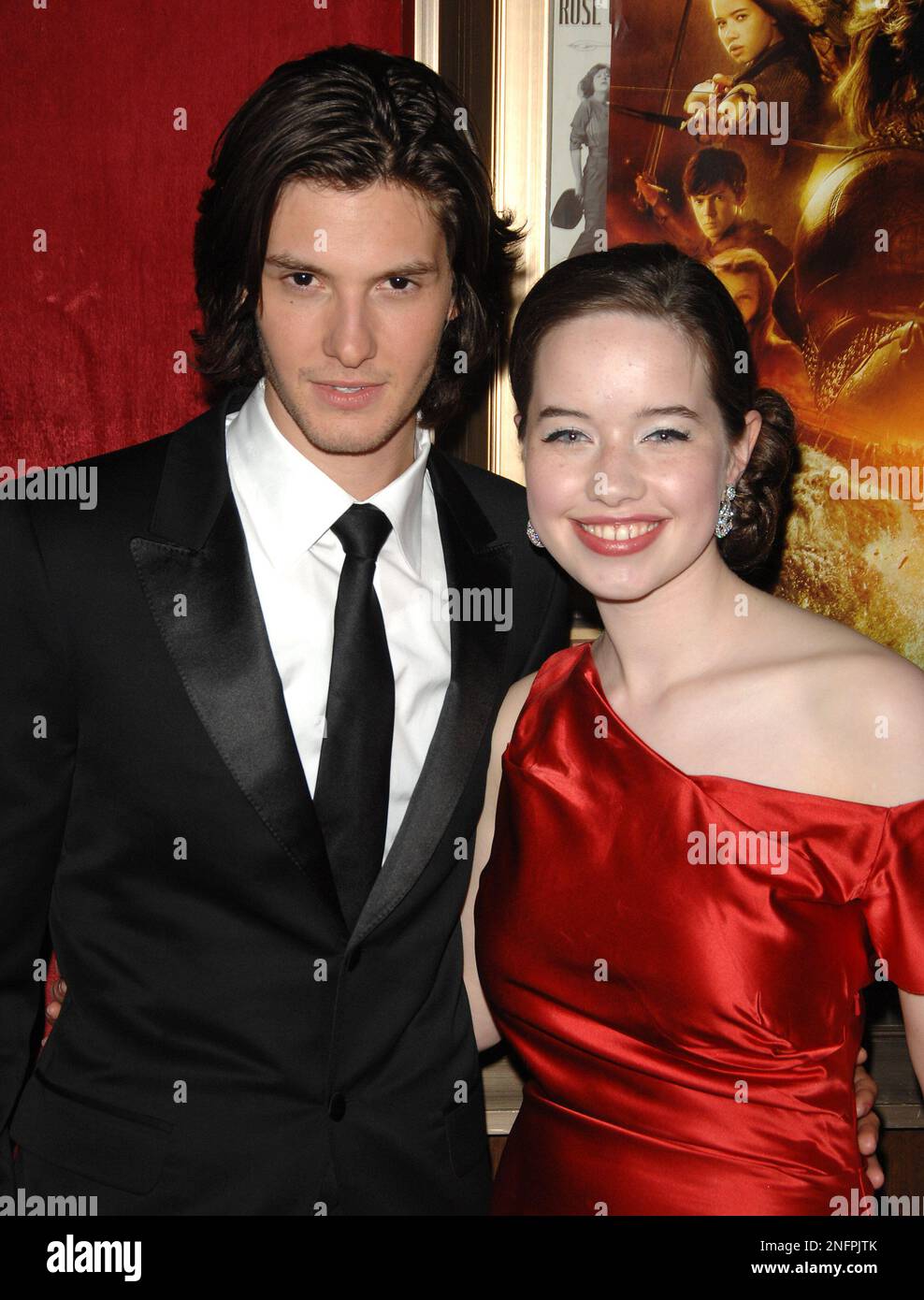 Actors Ben Barnes and Anna Popplewell arrive at the world premiere of ...