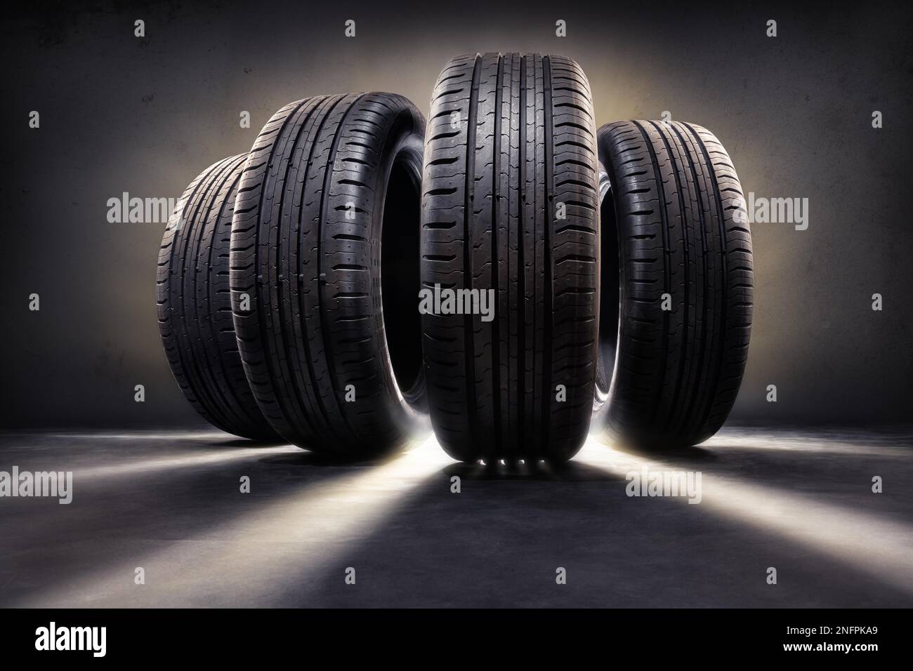 Four tires hi-res stock photography and images - Alamy