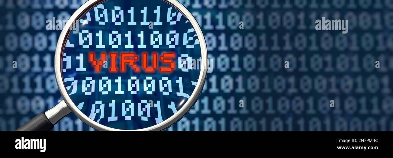 Virus was detected Stock Photo - Alamy