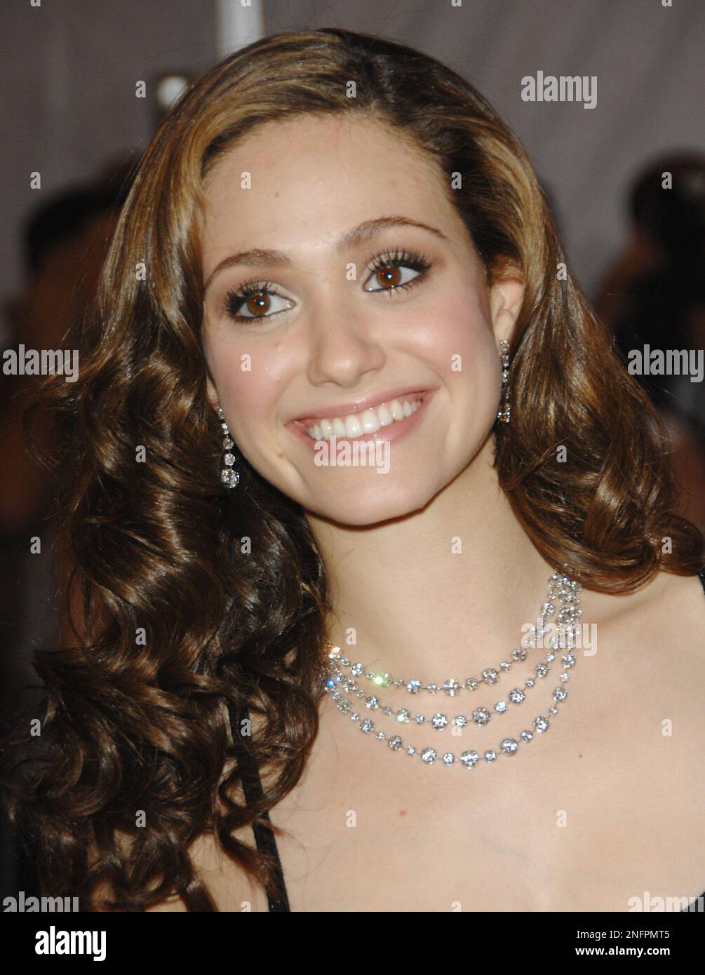 Actress Emmy Rossum arrives at the Metropolitan Museum of Art's Costume ...