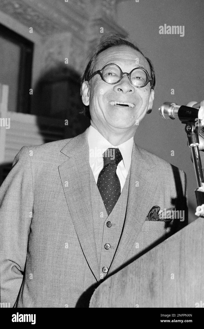 Architect I. M. Pei was awarded the 1983 Pritzker Architecture Prize ...