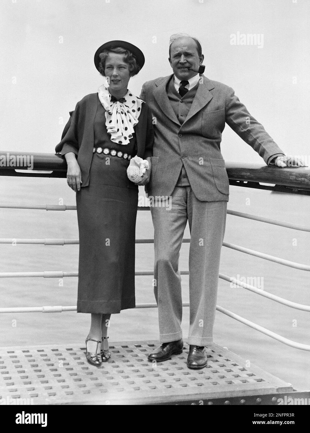 Actress Dorothy Jordan and her husband film executive Merian C. Cooper ...