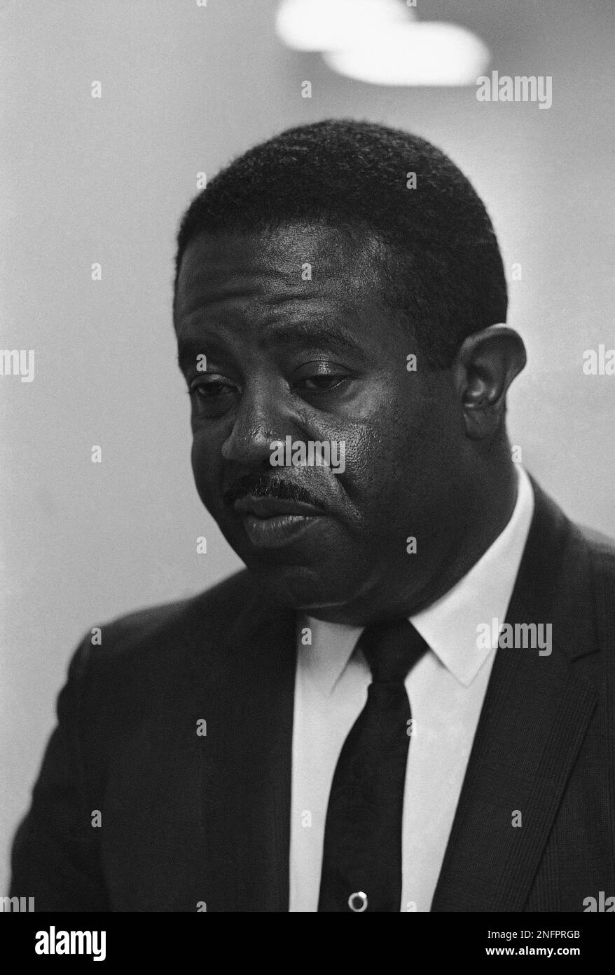 Civil rights leader Rev. Ralph Abernathy is shown April 5, 1968, the ...