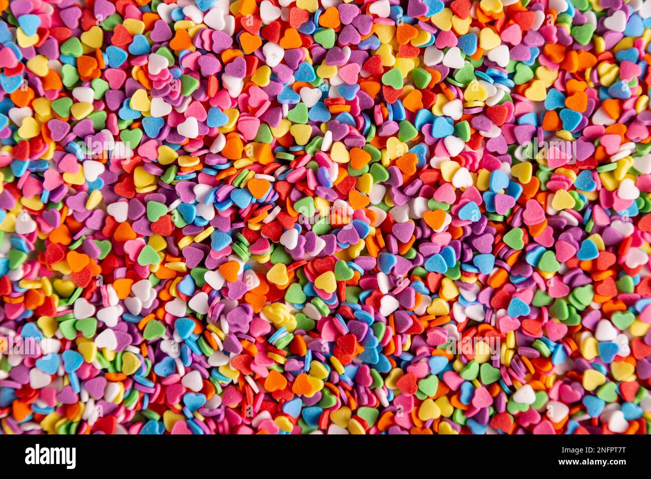 colorful heart candies flat lay. High resolution photo Stock Photo - Alamy