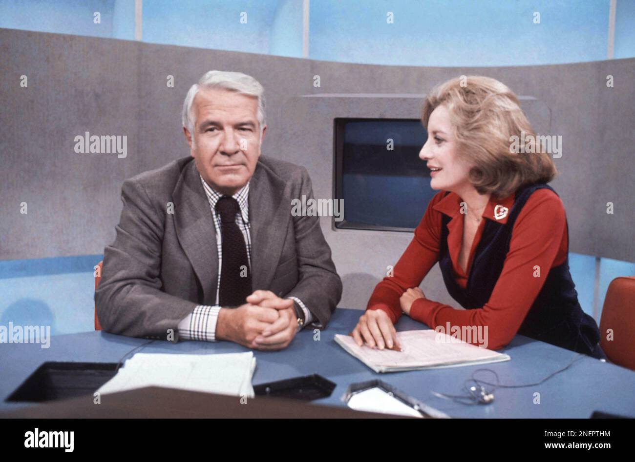 Barbara Walters shown after opening night on the ABC evening news with ...