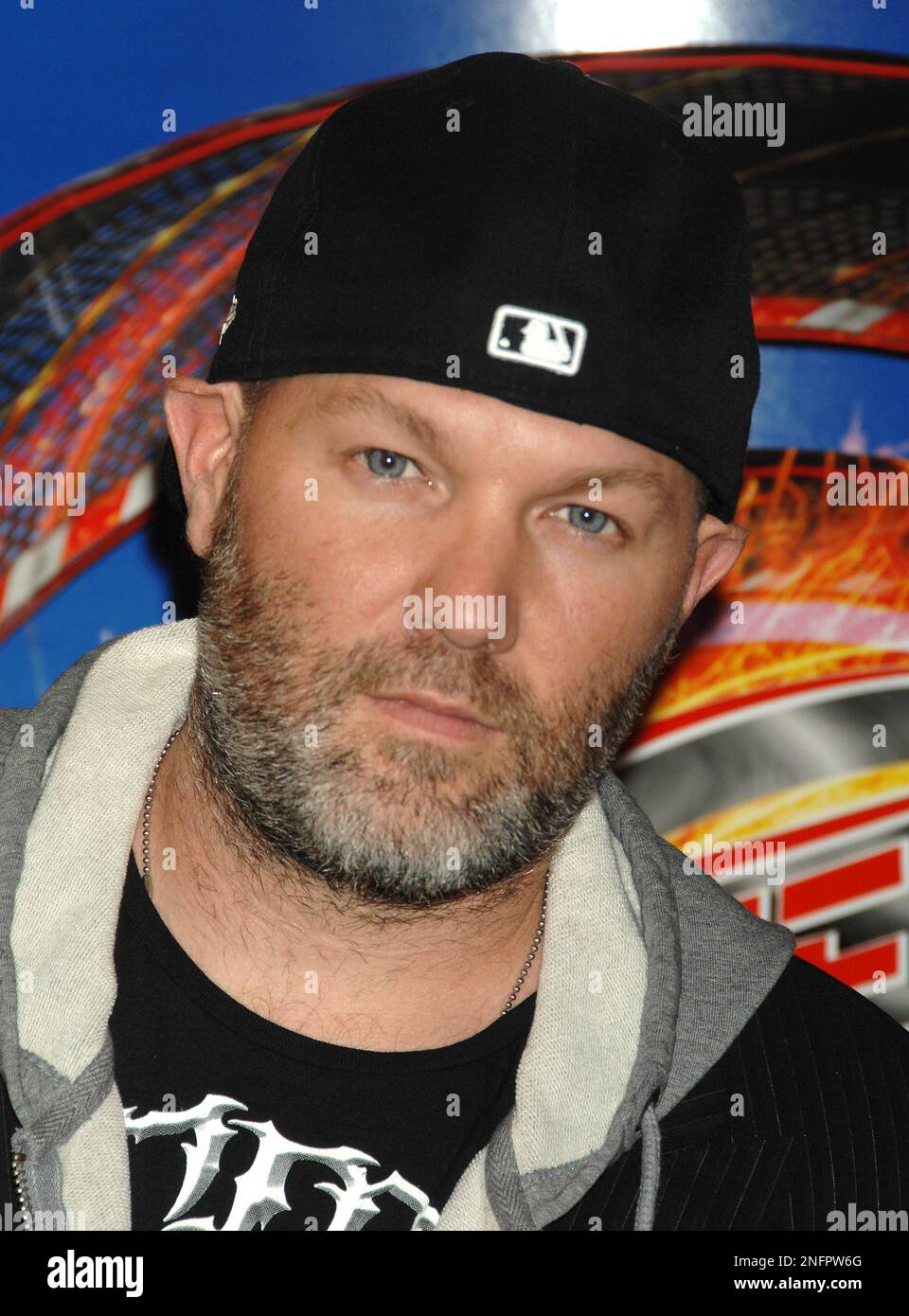 Singer Fred Durst arrives at the premiere of "Speed Racer" during the ...