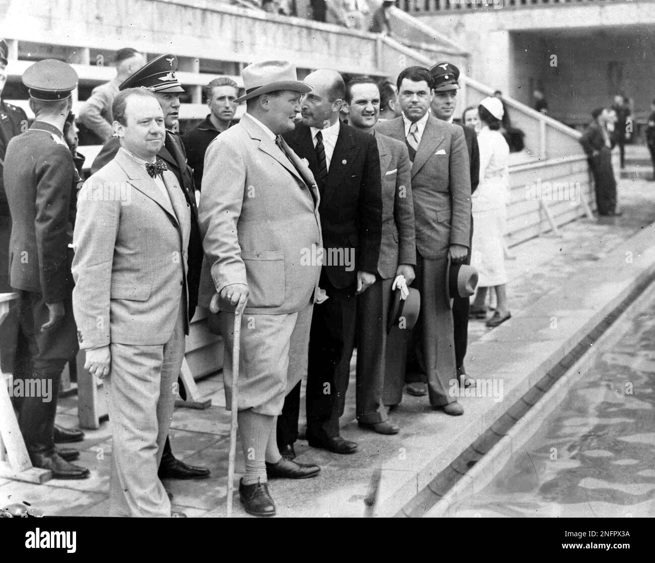 German Interior Minister General Hermann Goering, in plus fours ...
