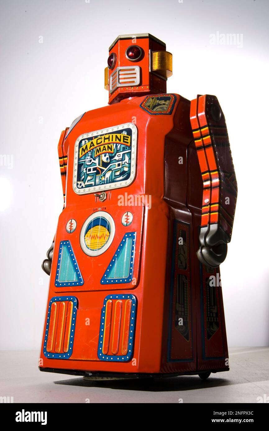 **ADVANCE FOR MONDAY, MAY 5** Shown is the toy Machine Man, one of only ...
