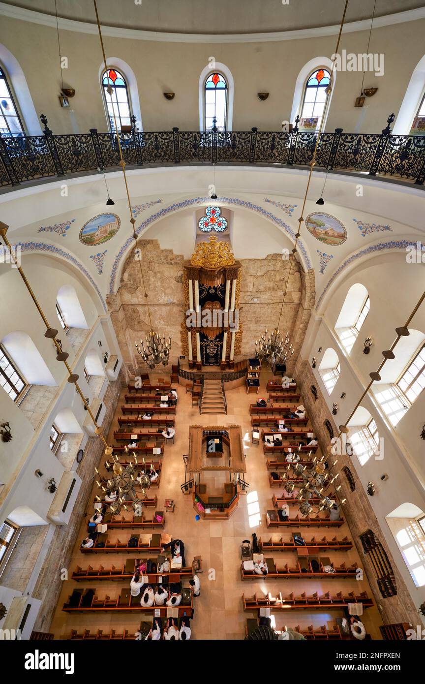 Jerusalem Israel. The Hurva Synagogue, also known as Hurvat Rabbi ...